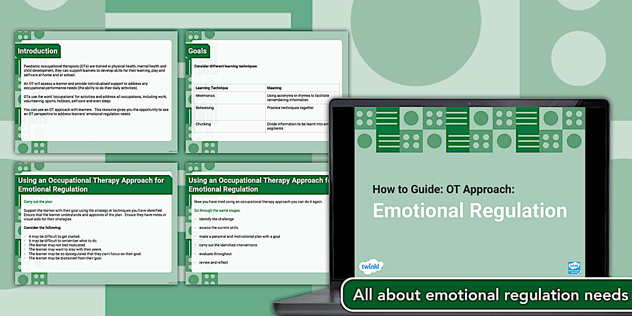 How to Guide: OT Approach: Emotional Regulation
