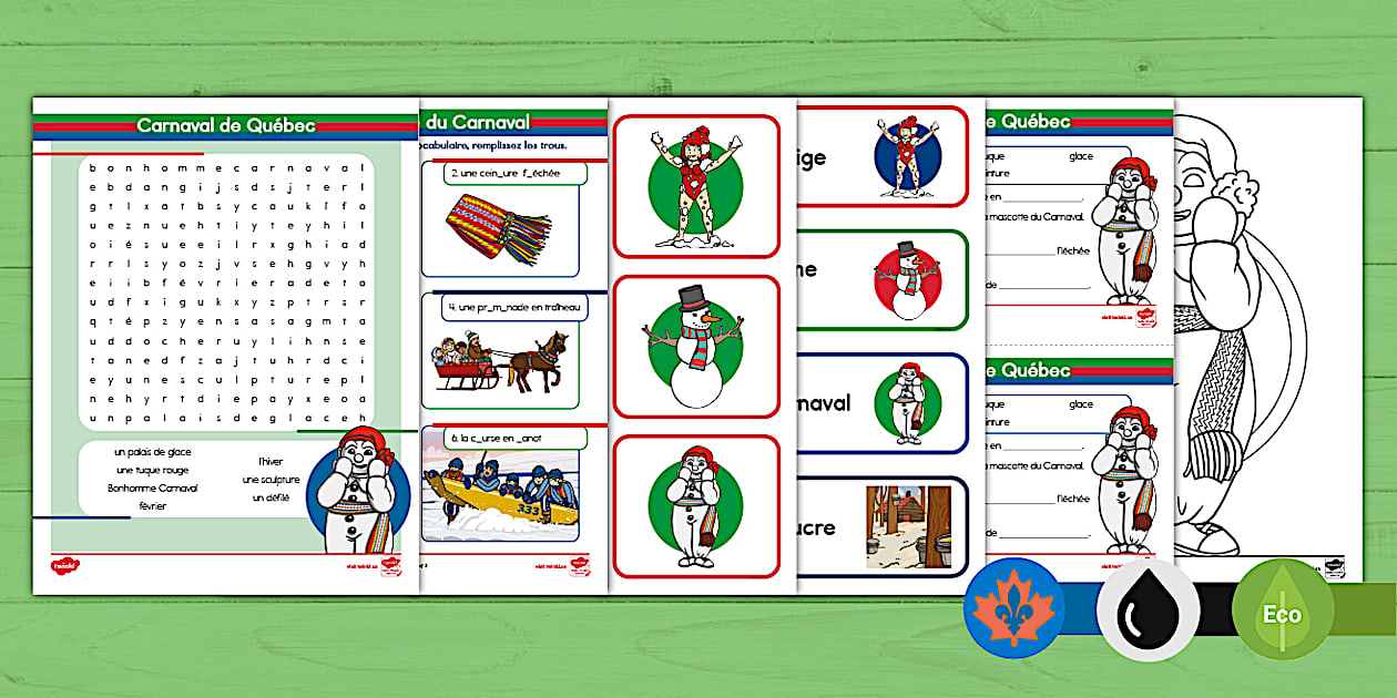 Carnaval Primary Celebration Pack French (teacher made)