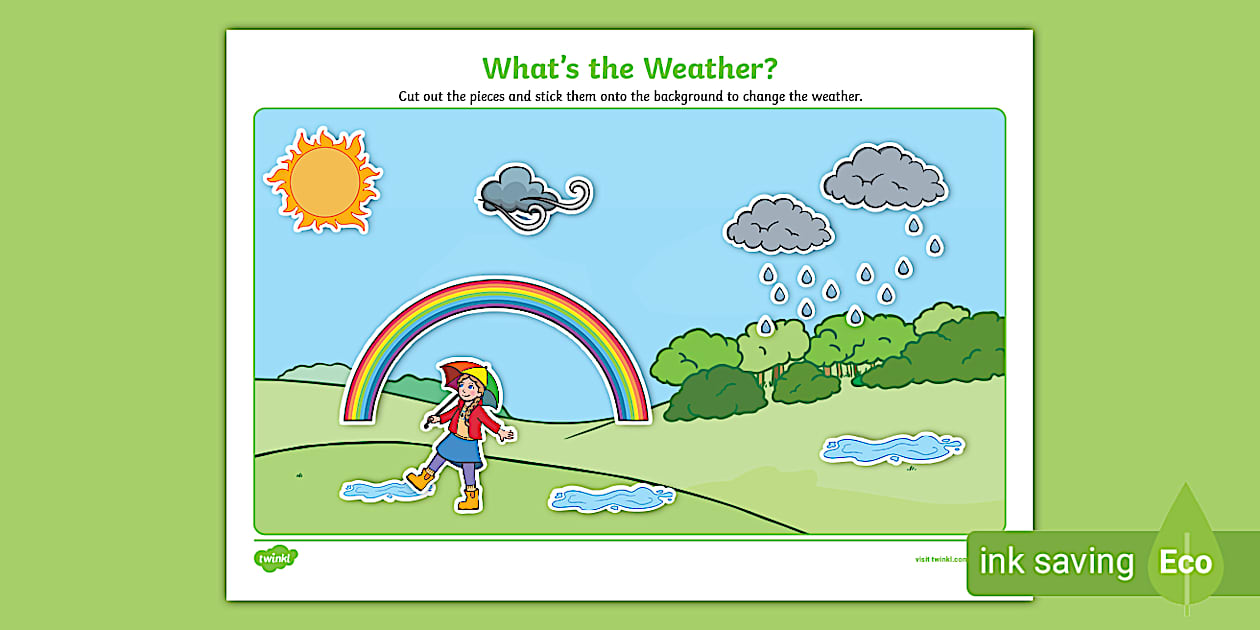 Weather Cutting Skills Activity | Twinkl (teacher made)