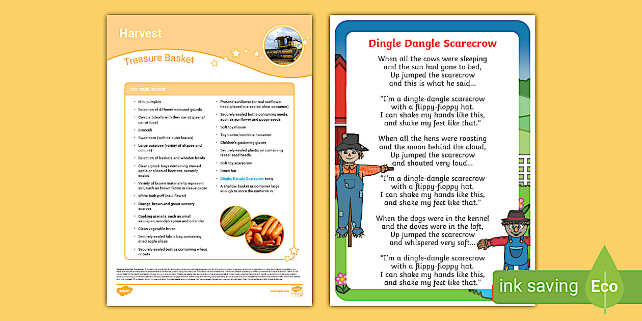 Harvest Treasure Basket Ideas | Twinkl (teacher made)