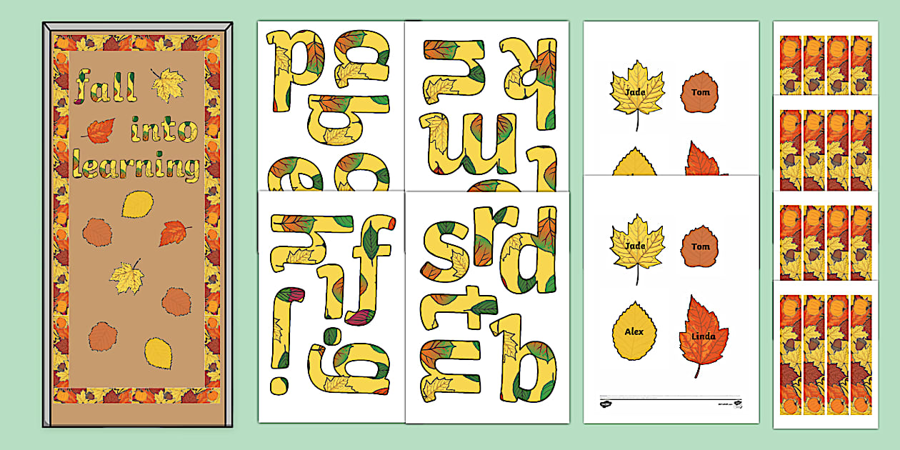 Fall into Learning | Door Display Pack (teacher made)