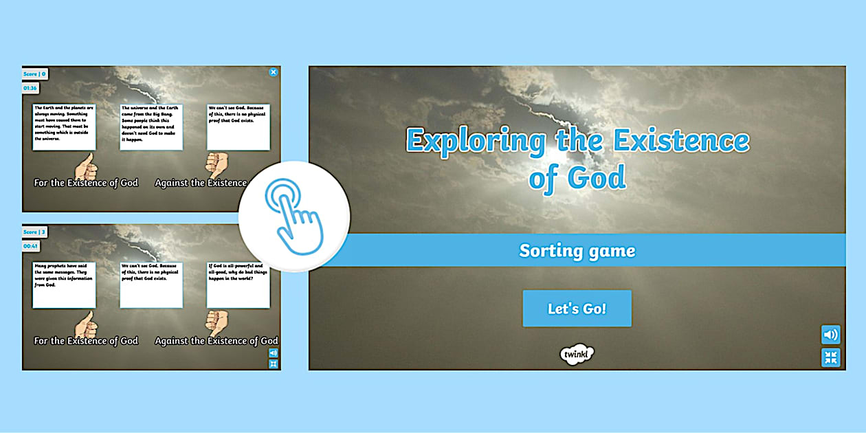 RE: Exploring the Existence of God: UKS2 Sorting Game