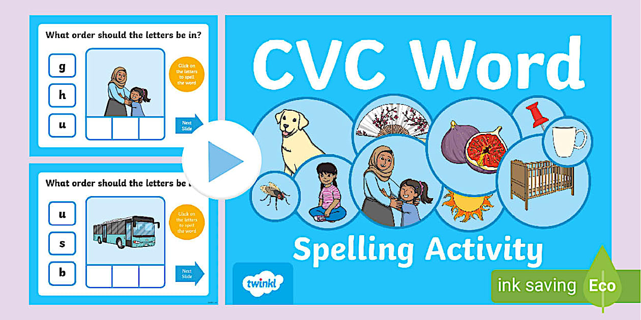 CVC Words Activity PowerPoint (teacher made) - Twinkl