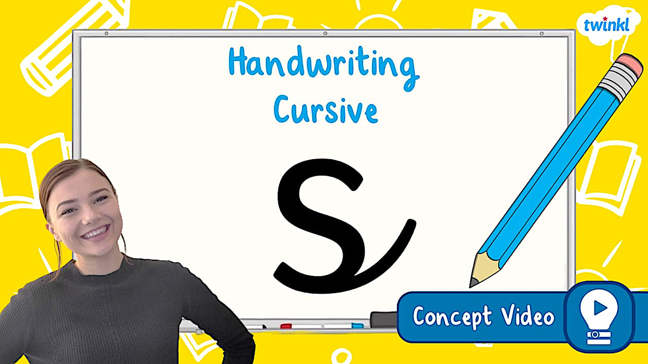 The Letter 's' | Cursive Handwriting Concept Video