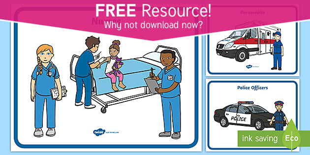 FREE First Responders Posters (Teacher-Made) - Twinkl