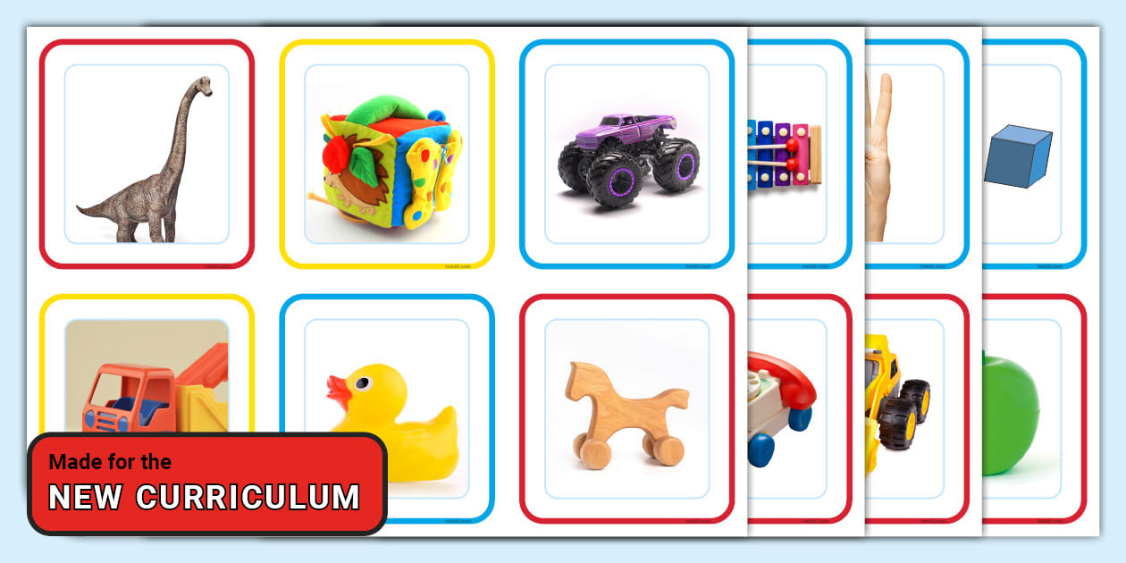 Number 3 (Toys) Matching Cards (teacher made) - Twinkl