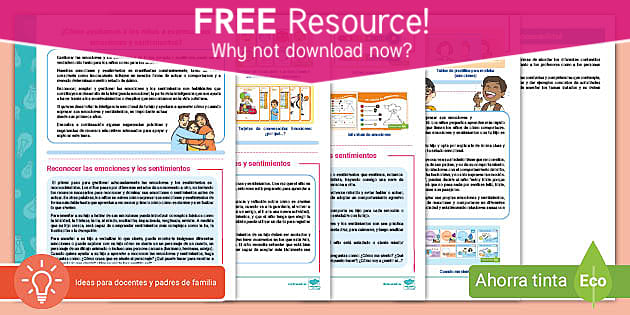 FREE! - Expresa tus emociones en el hogar 3-6 años - Twinkl