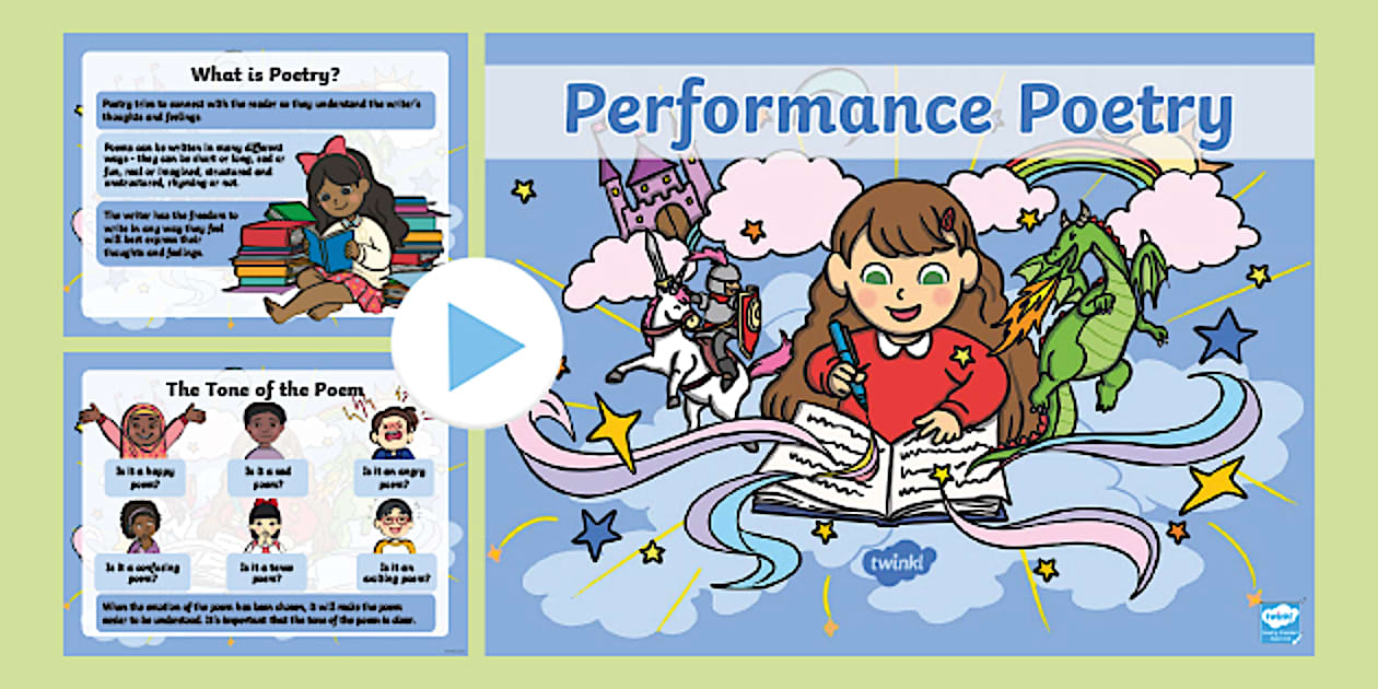 Performance Poetry KS1 PowerPoint | Poetry Resources