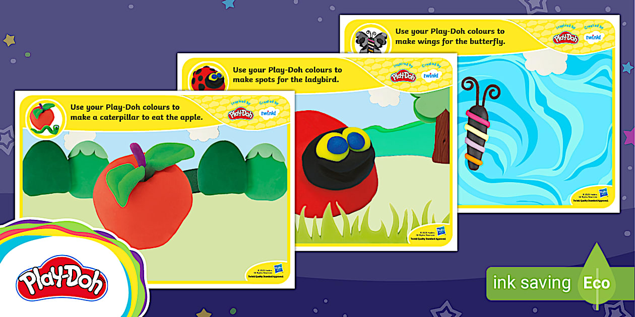 FREE! - Play-Doh: Minibeasts Mats - Twinkl