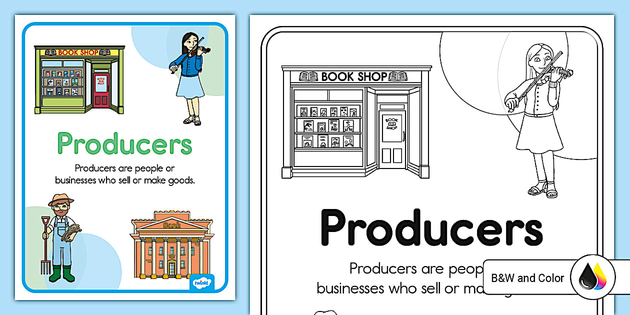 Producers Poster (teacher made) - Twinkl