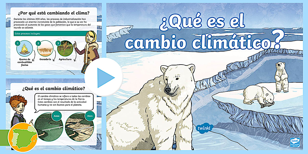 Presentación: ¿Qué es el cambio climático? - Twinkl