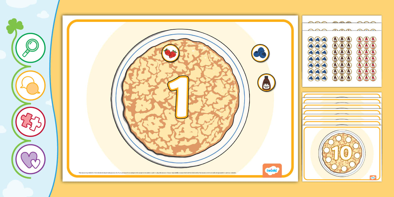 Pancake Toppings Counting Activity (Teacher-Made) - Twinkl