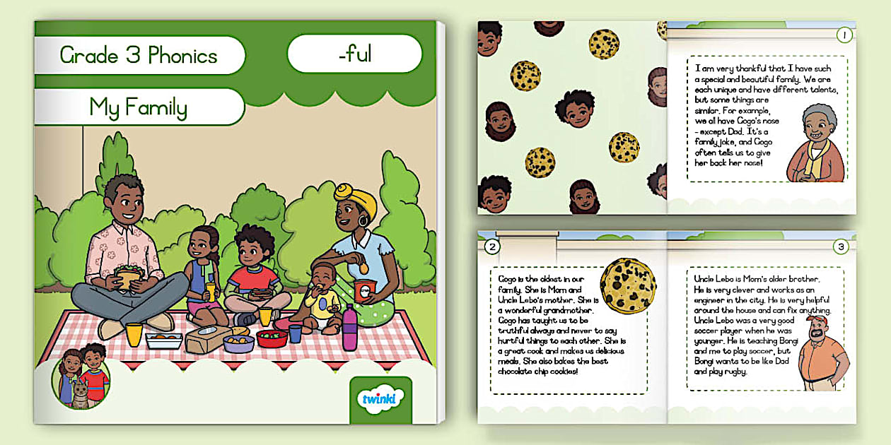 Grade 3 Phonics eBook: -ful (Teacher-Made) - Twinkl