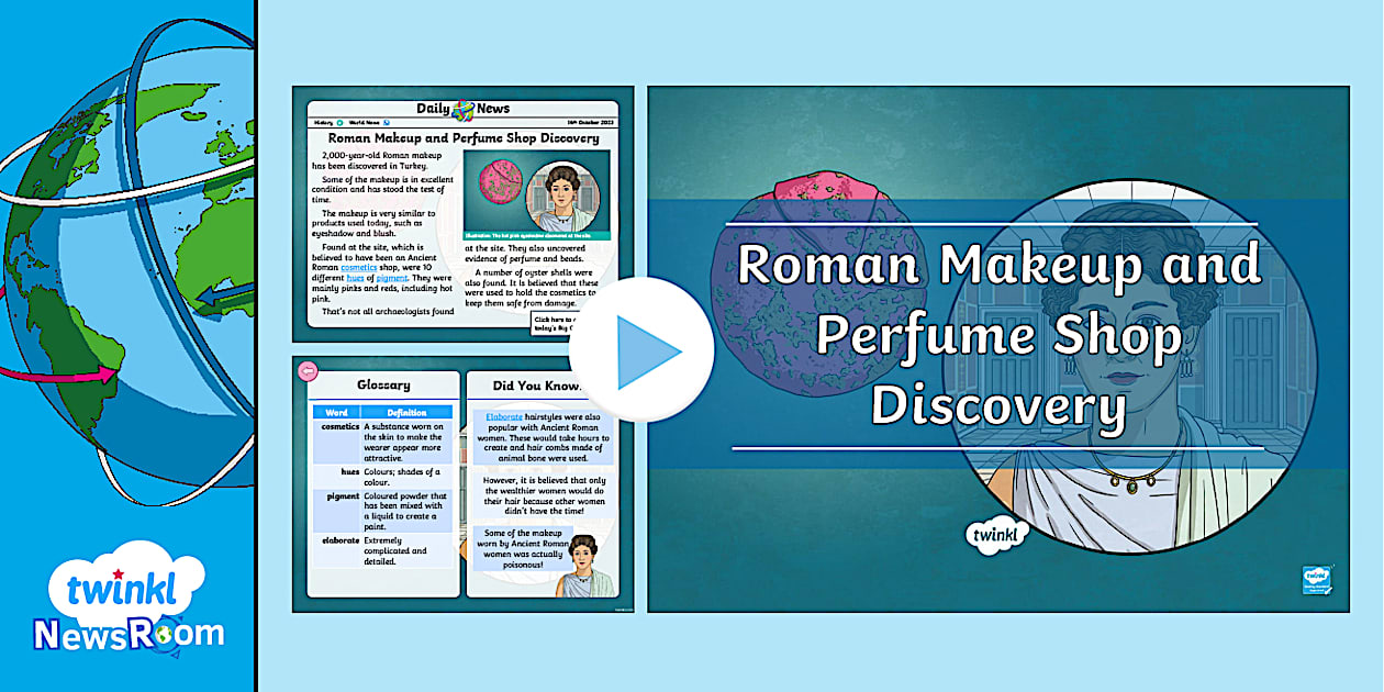 Roman Makeup and Perfume Shop Discovery | Twinkl NewsRoom