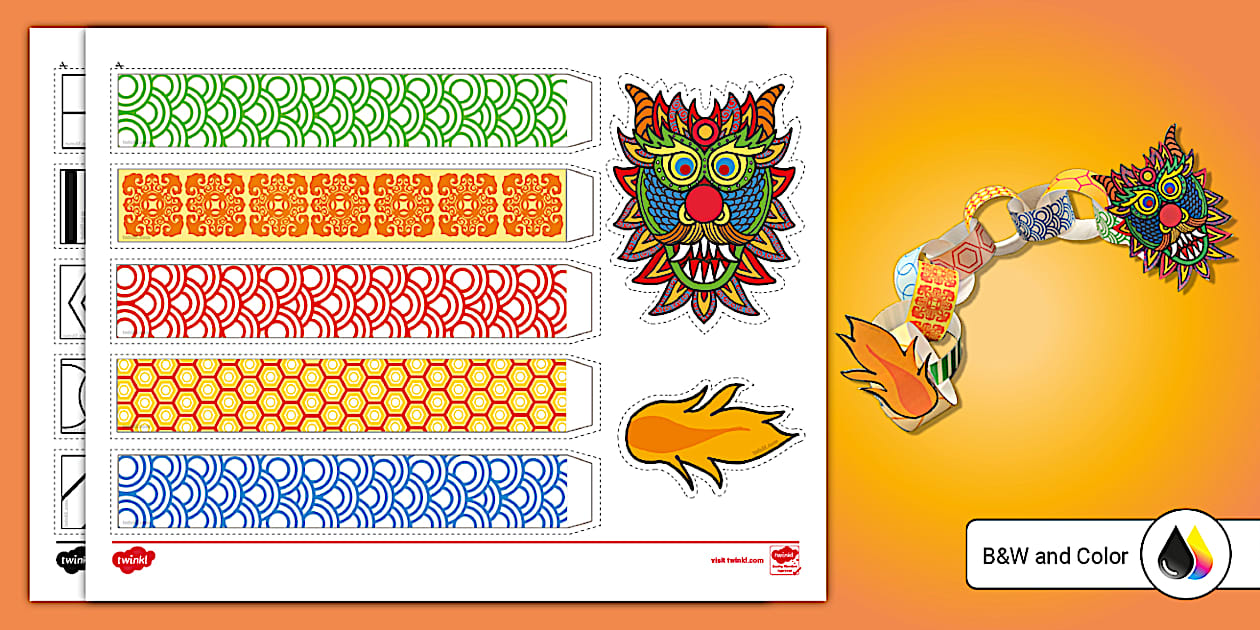 Dragon Chinese New Year Craft | Resource | Twinkl