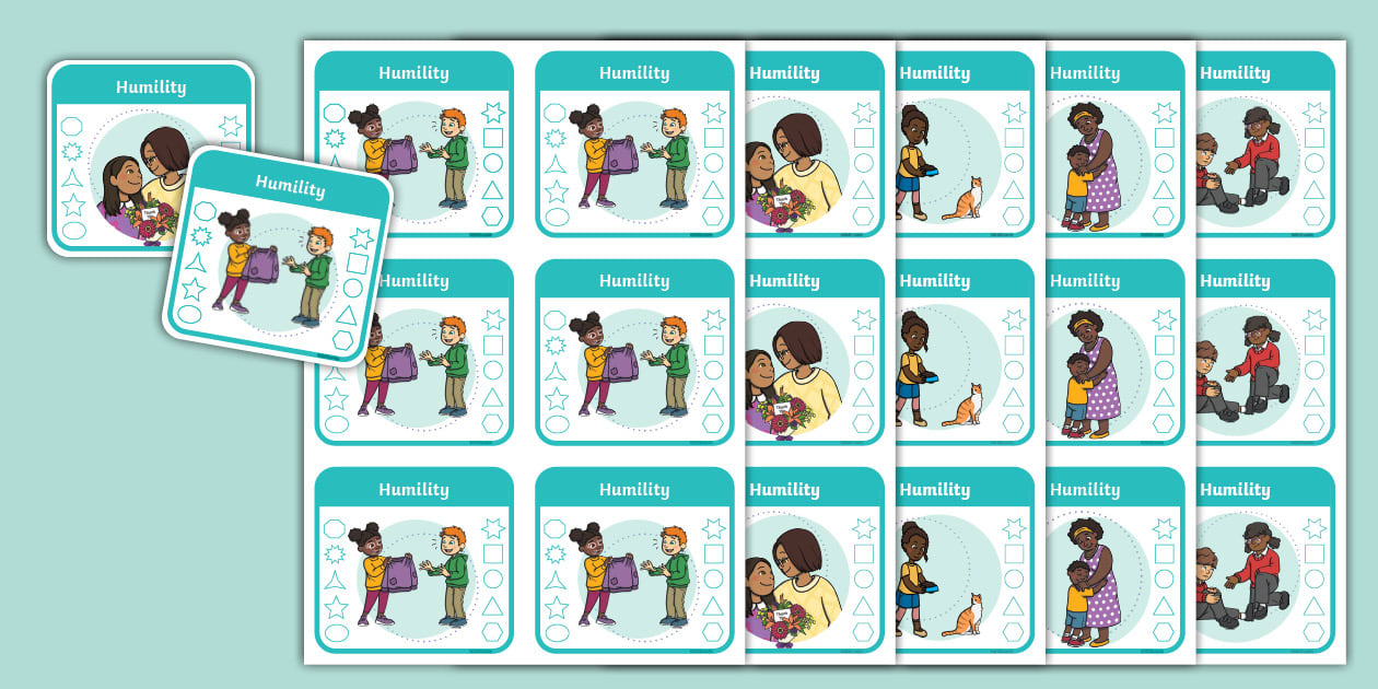 Values Punch Cards - Humility