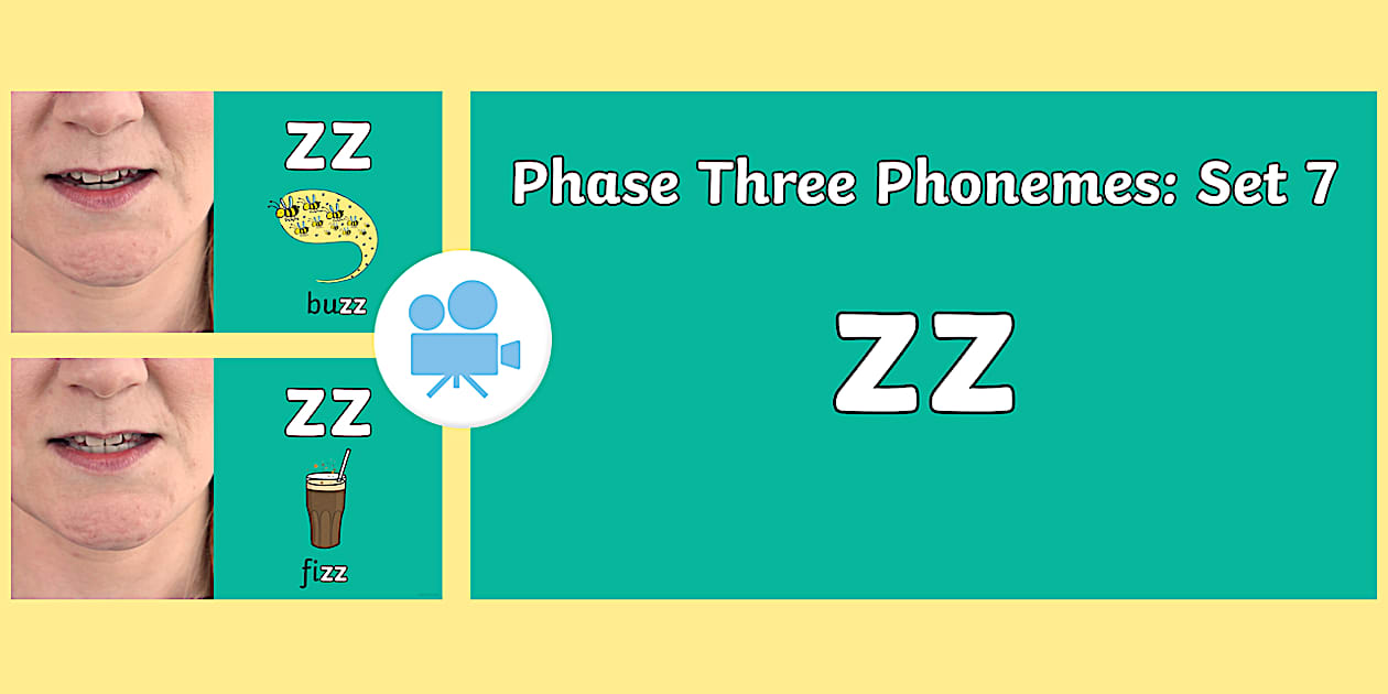 Phase 3 Phonemes : Set 7 'zz' Video (teacher made) - Twinkl