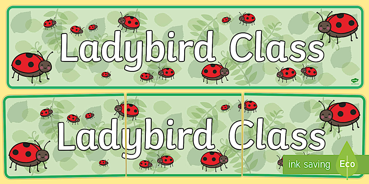 👉 Ladybird Class Display Banner (teacher made) - Twinkl