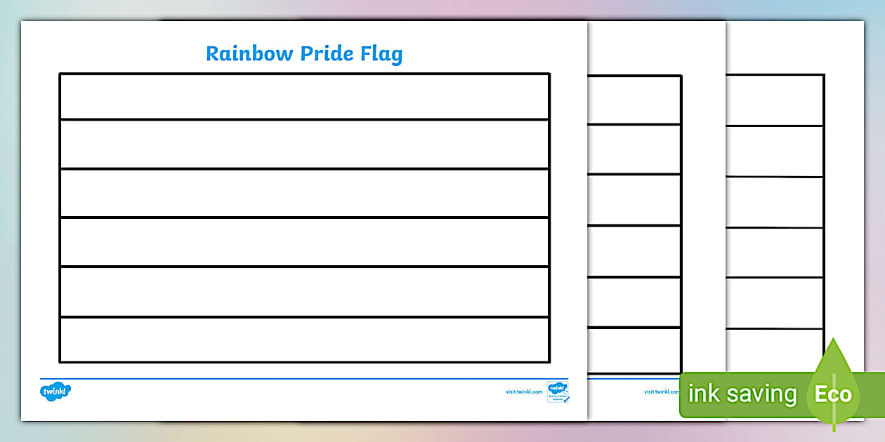 Pride Flags Colouring Pages (teacher made) - Twinkl