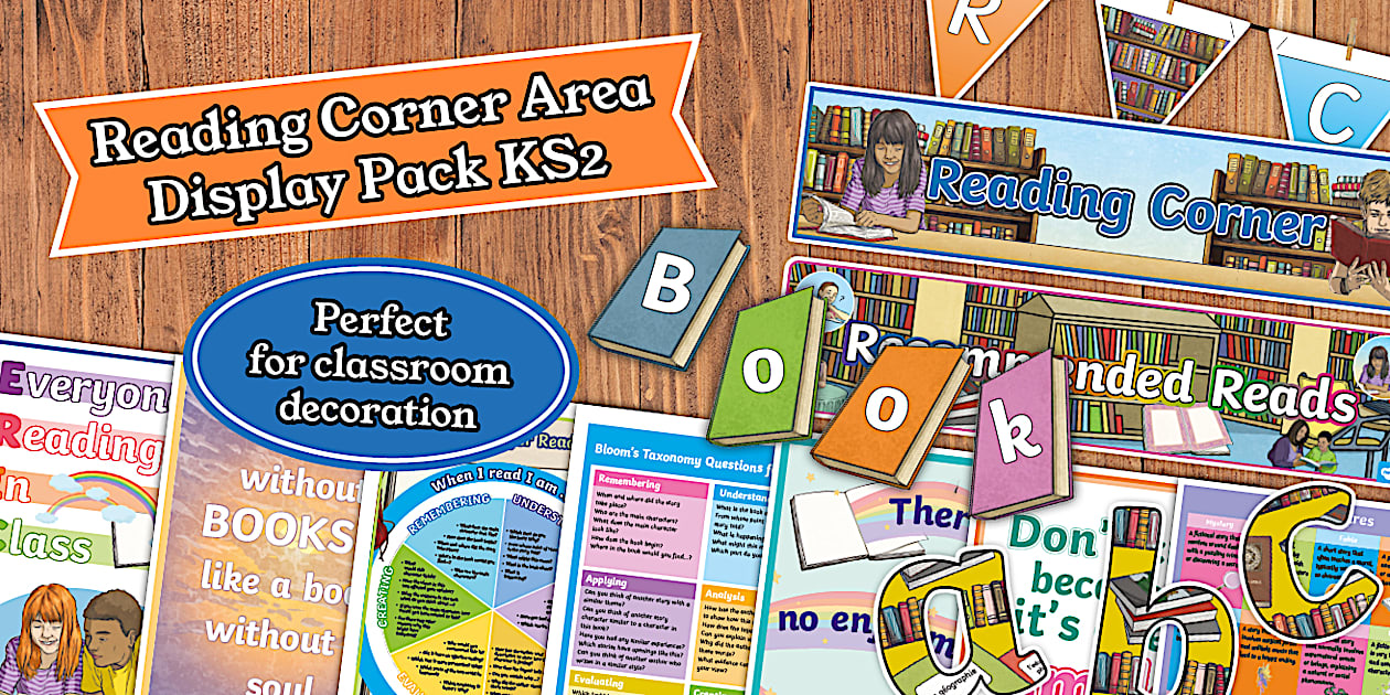 Reading Corner Ideas KS2 Display Pack