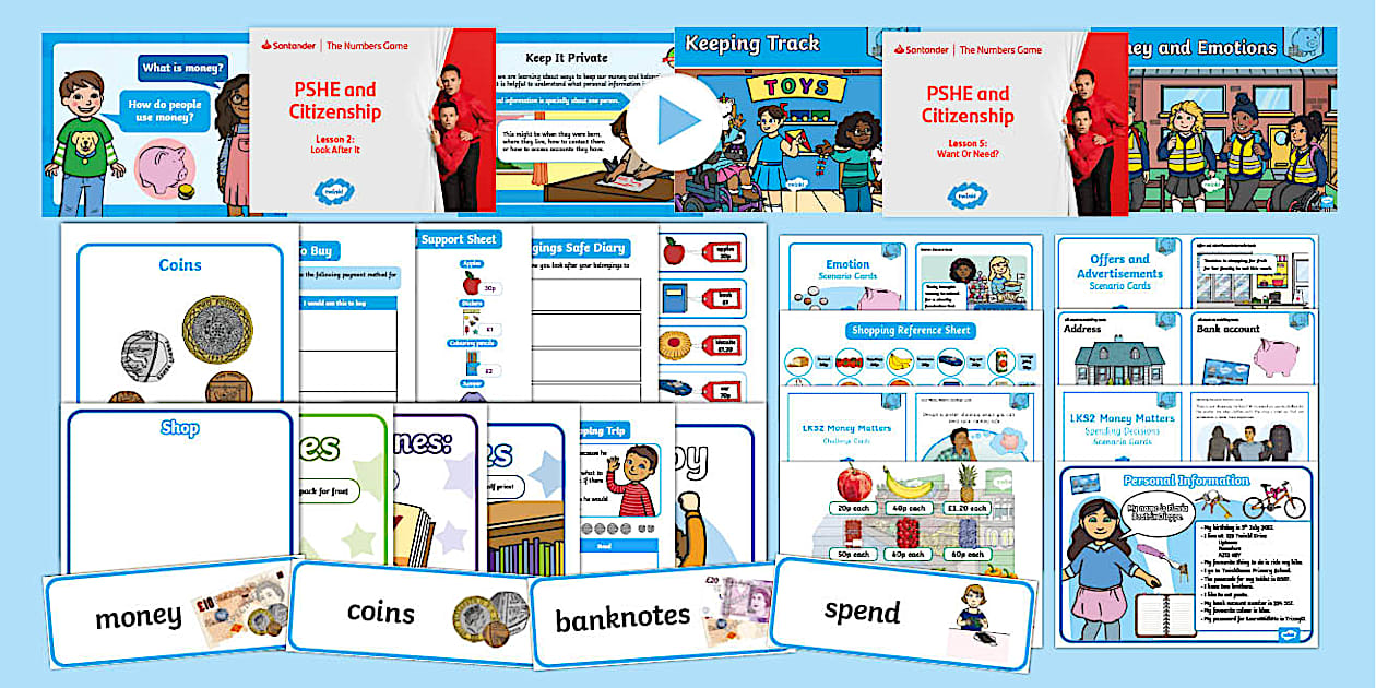 FREE! - PSHE: KS1 Money Matters - Unit Pack - Twinkl