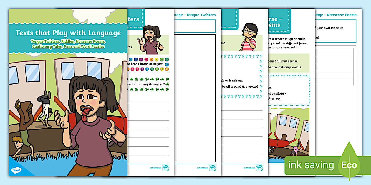 Texts that Play with Language Activity Booklet - Twinkl