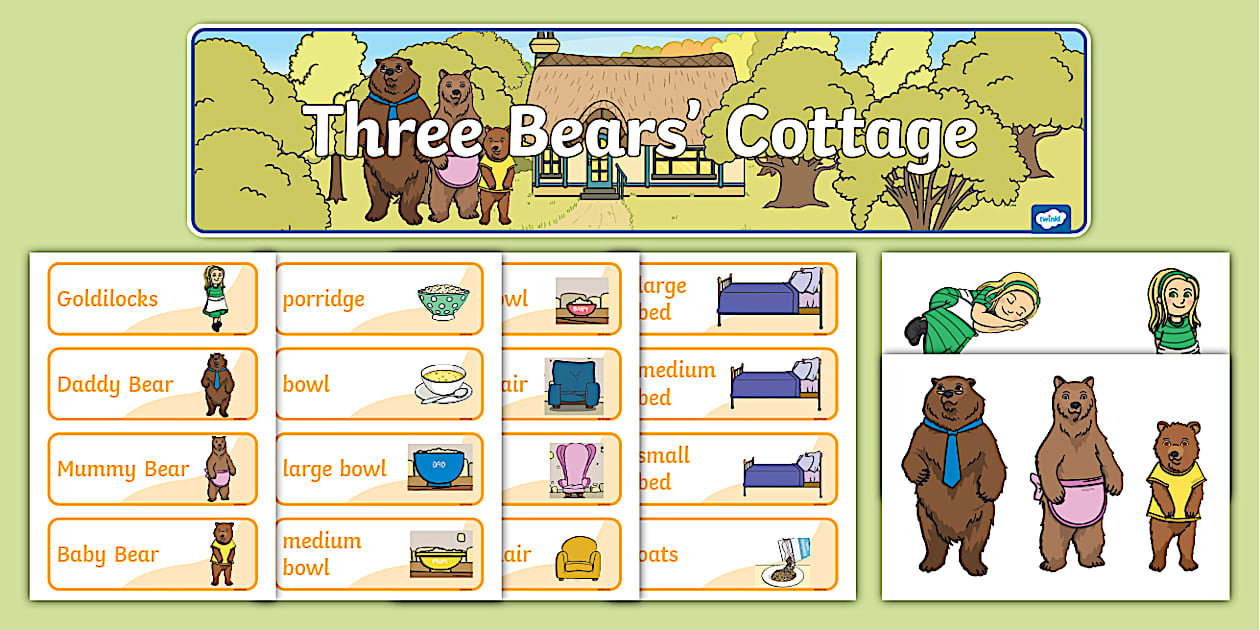 The Three Bears' Cottage Role-Play Pack | Twinkl - Twinkl