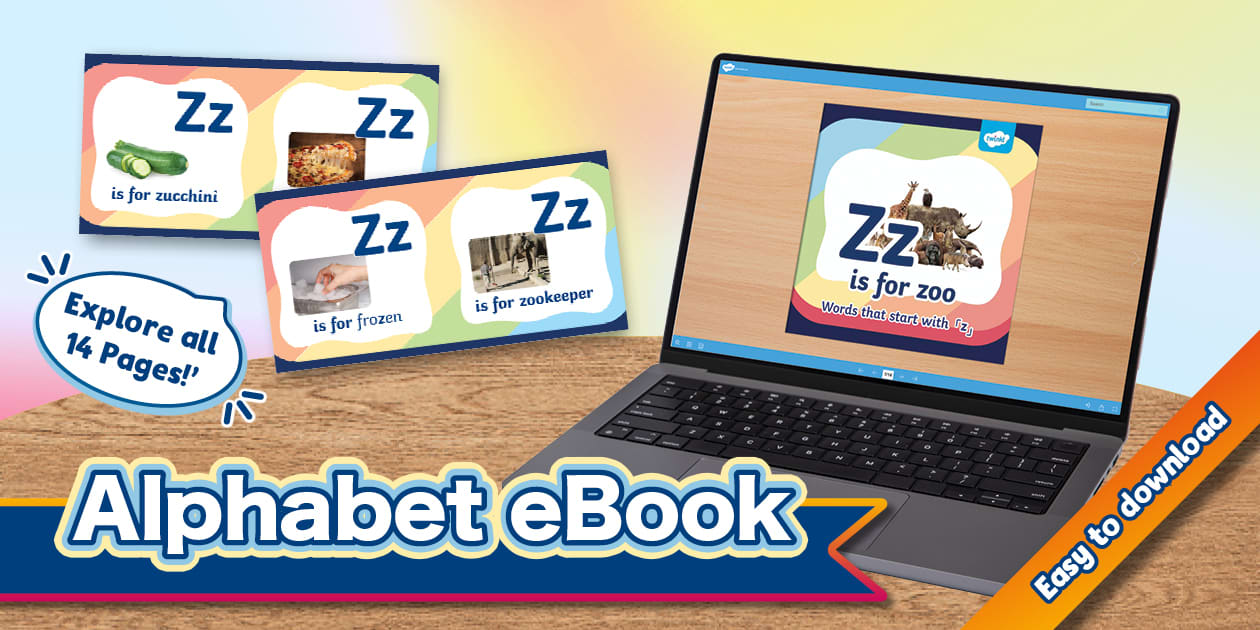 Alphabet絵本｜Z is for Zoo｜Twinkl幼児教材｜英語絵本