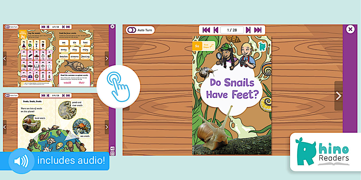 Level 5a First Steps Reading Book: Do Snails Have Feet?
