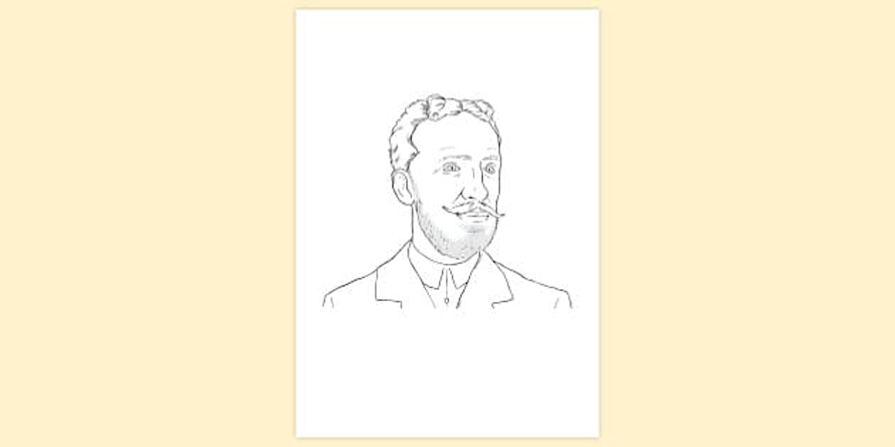 Edouard Alfred Martel Colouring Sheet Colouring Sheet | Colouring Sheets