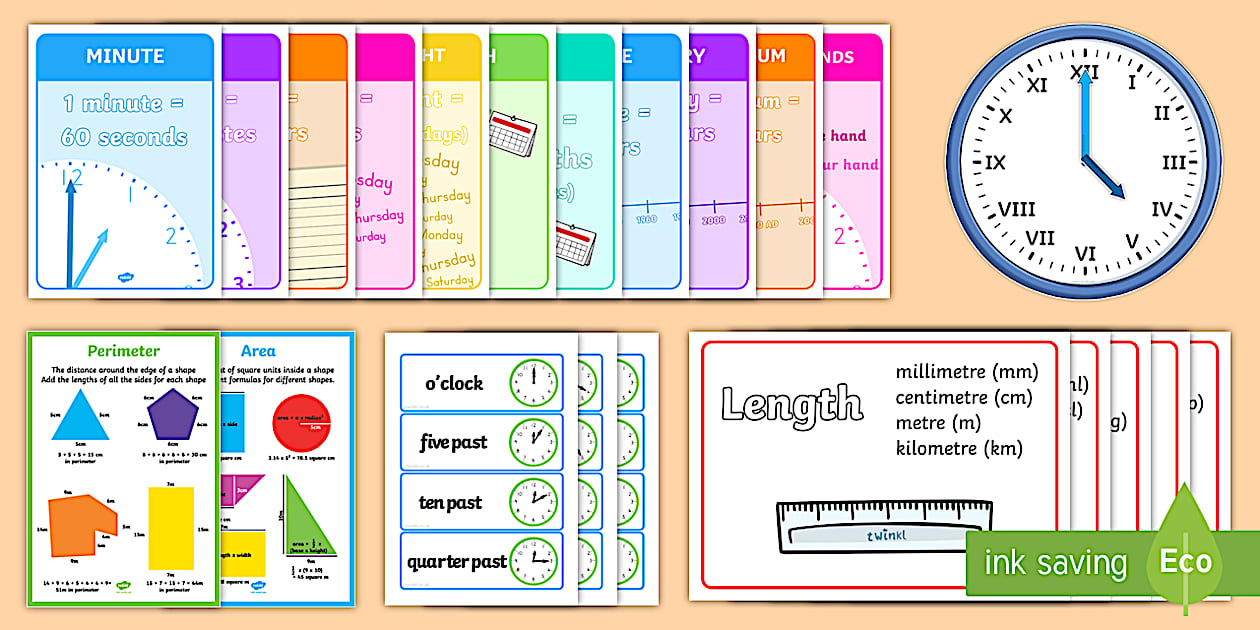 Measurement Display Pack LKS2 (teacher made) - Twinkl