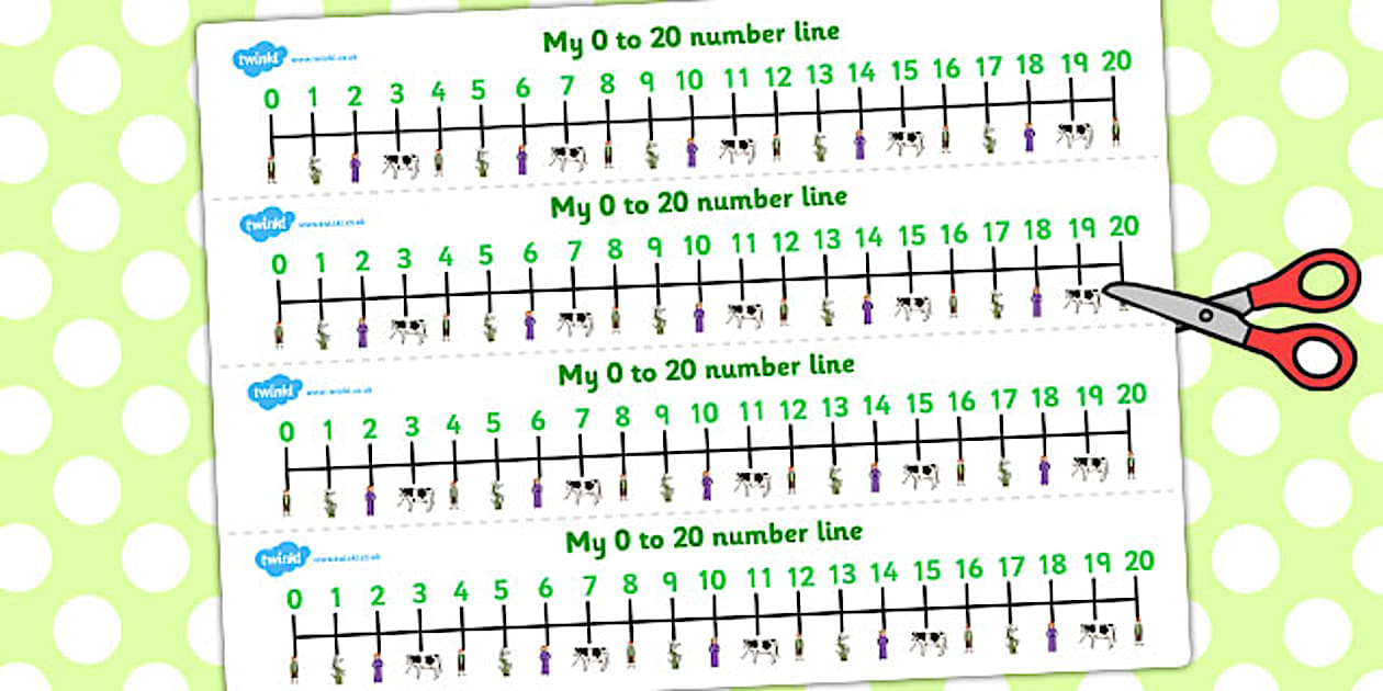 Jack and the Beanstalk Number Lines 0-20 (teacher made)