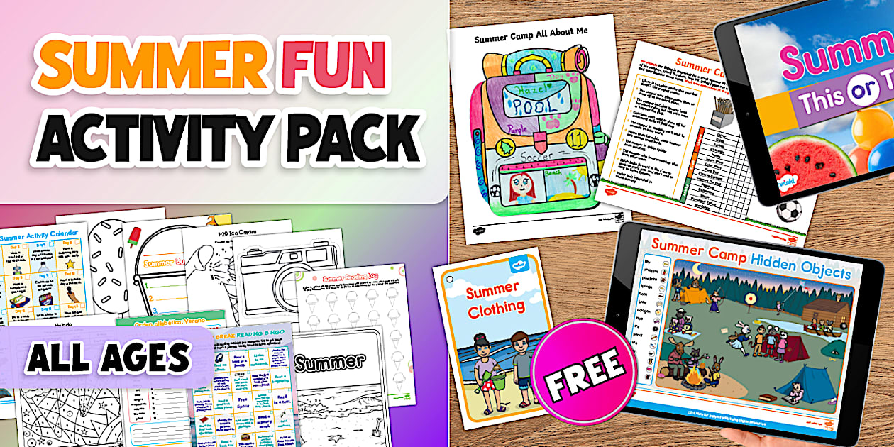 Summer Fun Activity Pack | Twinkl - Twinkl