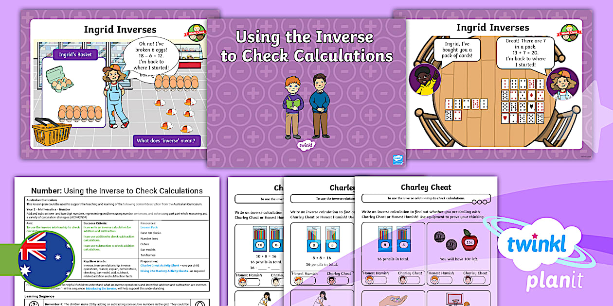 Year 2 Number: Inverse Relationships Lesson 2 - Twinkl
