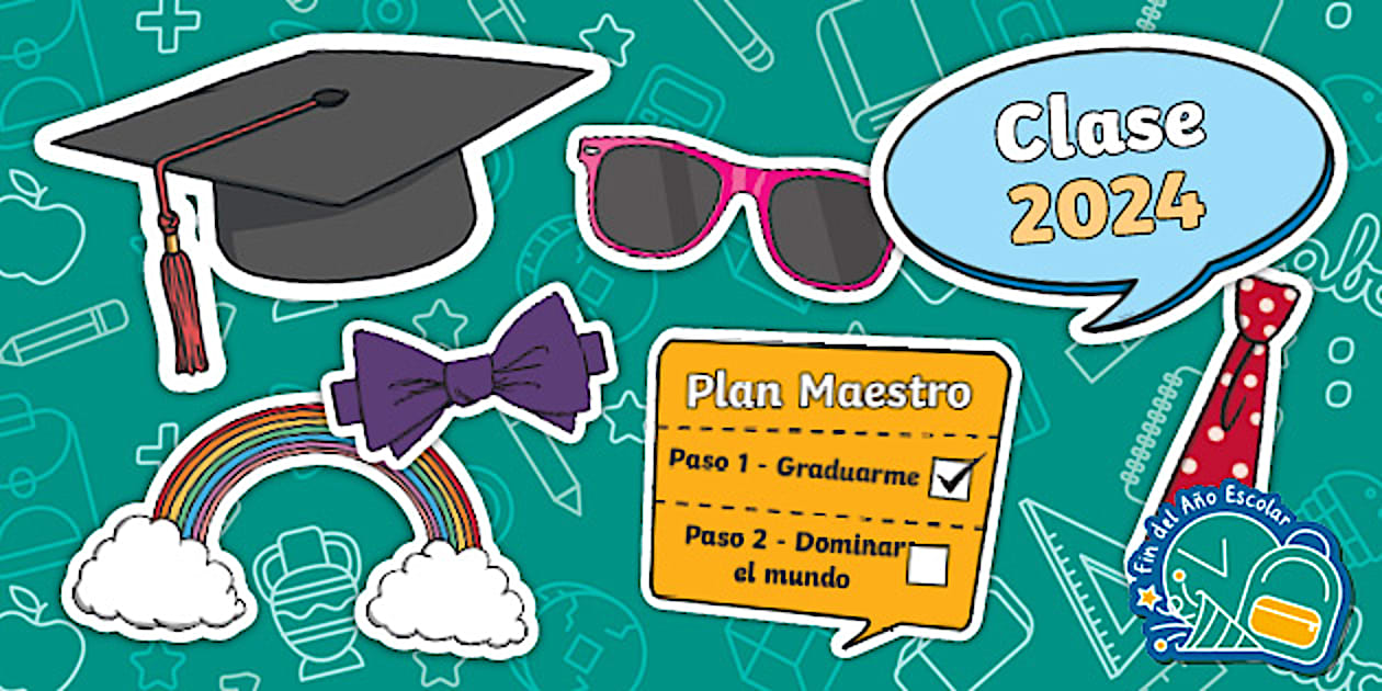 Recortables: Graduados de Pre-escolar (teacher made)