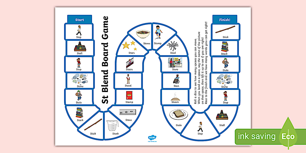 St Blend Board Game (Teacher-Made) - Twinkl