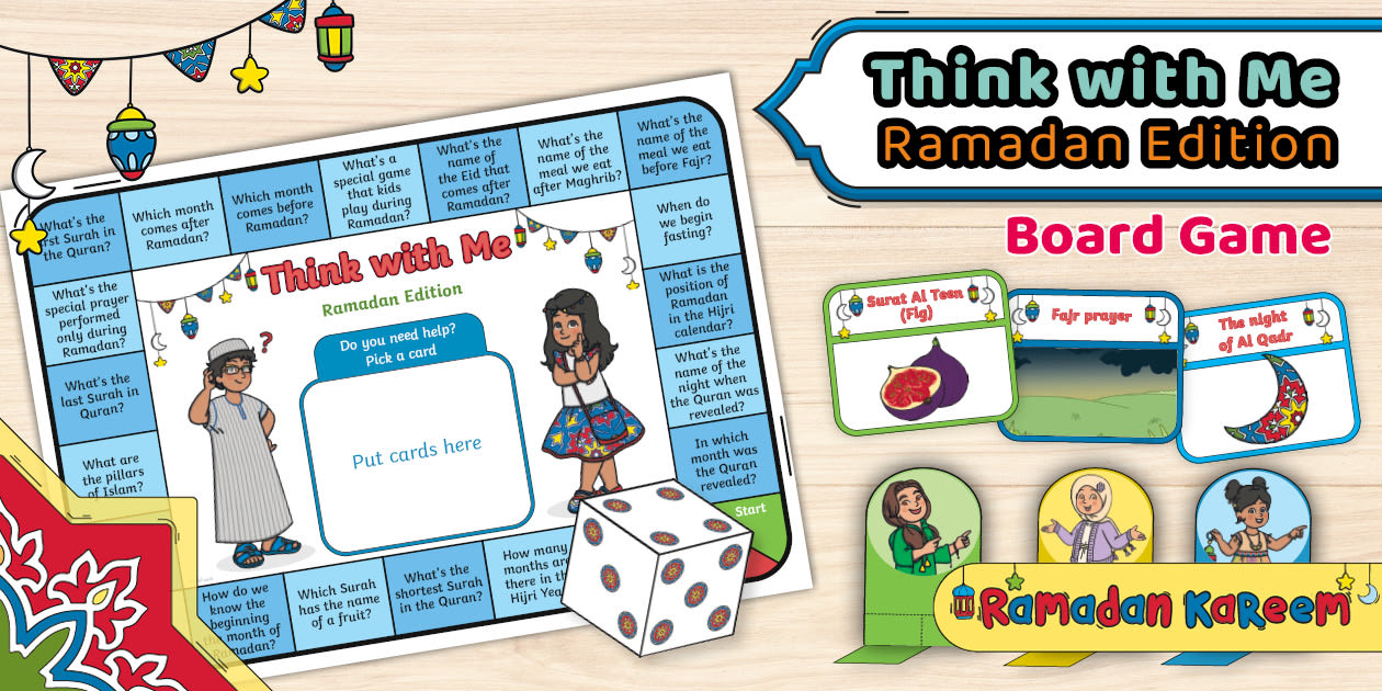 Think with Me Board Game - Ramadan Edition