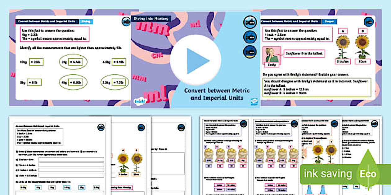 Y5 DiM: Step 4 Convert between Metric and Imperial Units