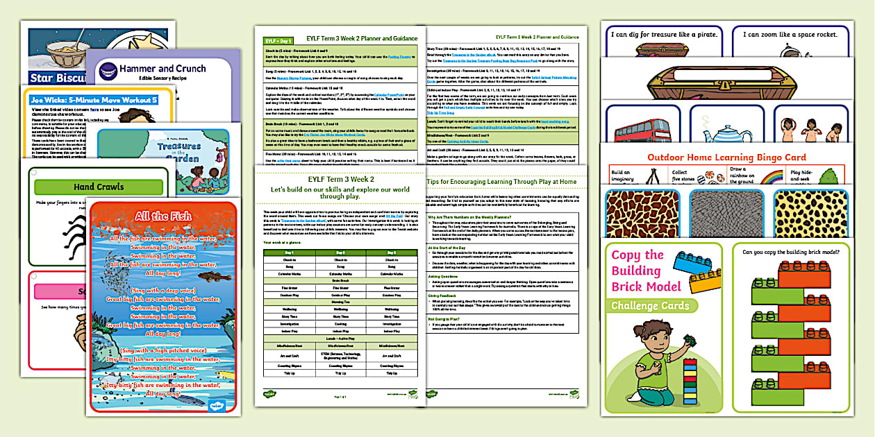 EYLF Term 3 Week 2 Remote Home Learning Pack (teacher made)