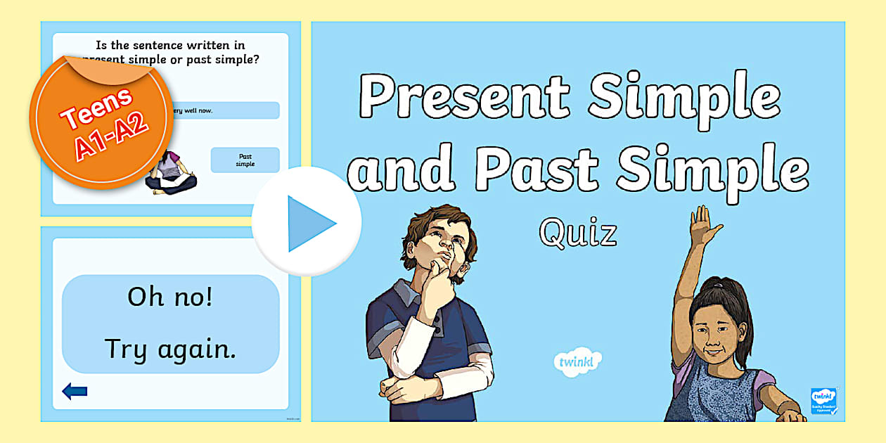 TEFL/ESL Present Simple or Past Simple Tense PowerPoint Quiz