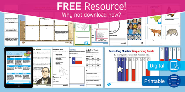 Free Texas Teaching Pack | Teaching Resources | Twinkl USA