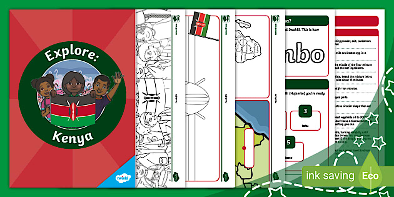 Explore: Kenya Activity Booklet (teacher made) - Twinkl