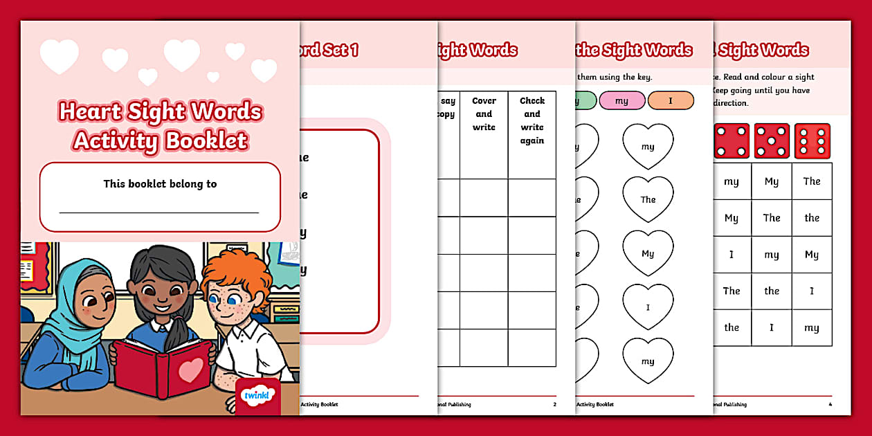 NZ Basic Phonics Heart Word Activity Booklet (Teacher-Made)