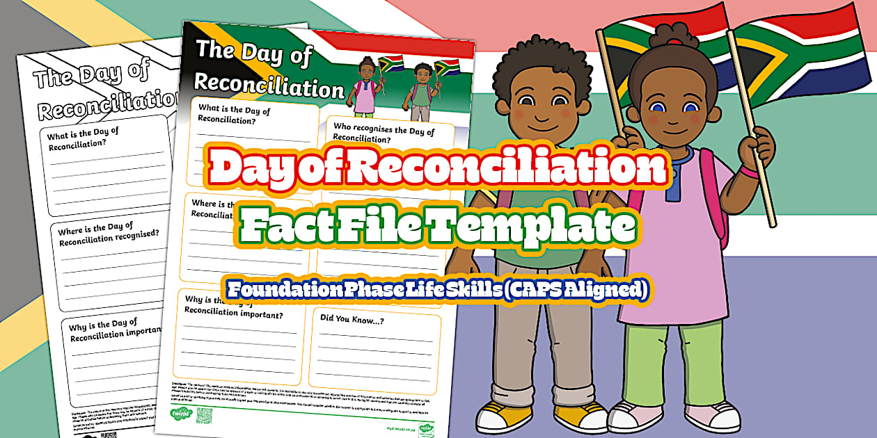 Day of Reconciliation Fact File Template (CAPS Aligned)