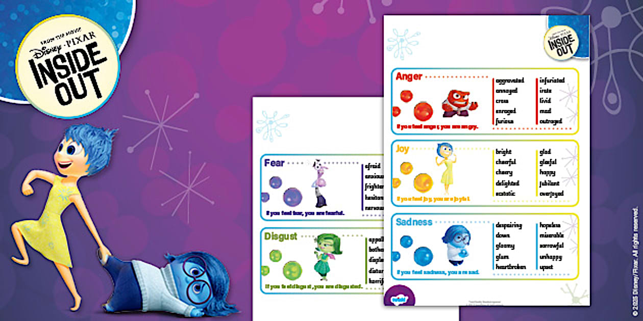 Inside Out: Emotions Cards