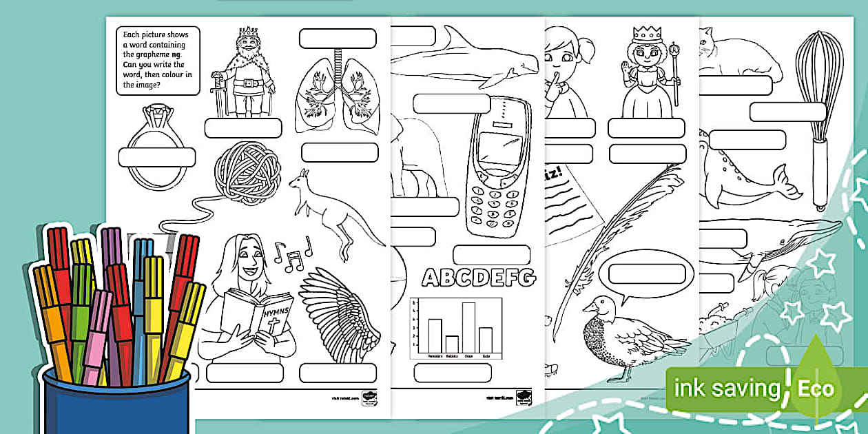 Phonics Colouring Pack (teacher made) - Twinkl