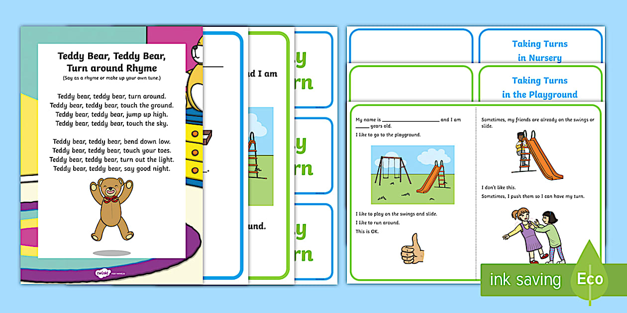 July Provision Turn Taking Resource Pack (teacher made)