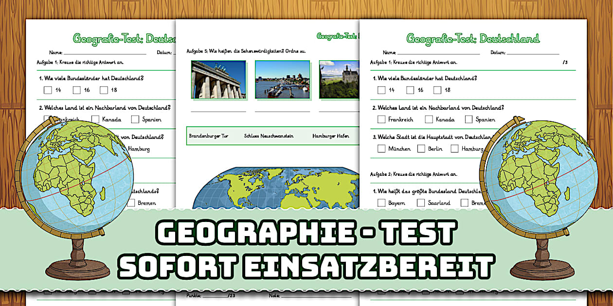 Geografie - Test