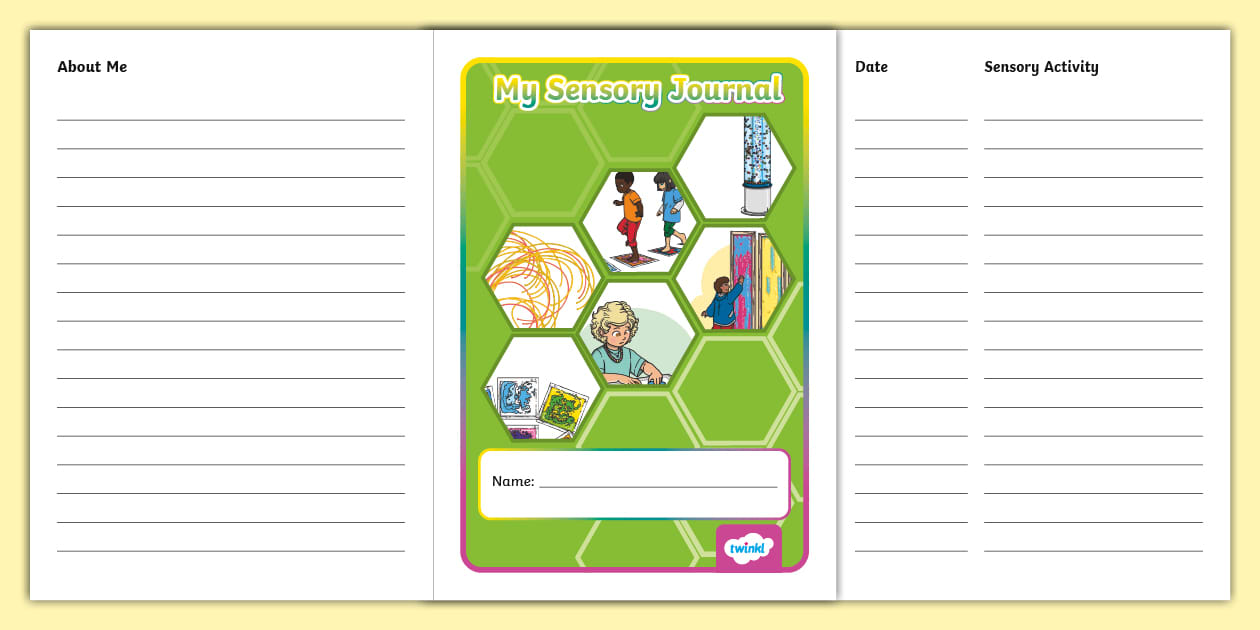 My Sensory Journal (teacher made) - Twinkl