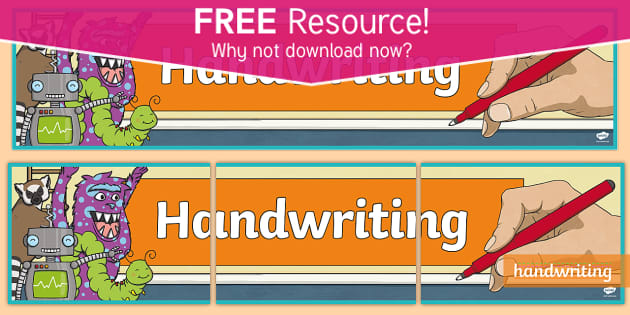 free-handwriting-display-banner-teacher-made